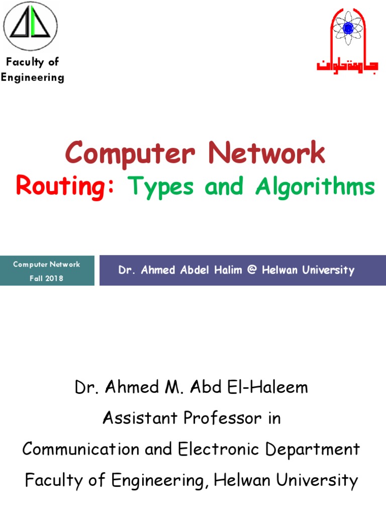 CN04-Routing (Types and Algorithms) | PDF | Routing | Computer Network