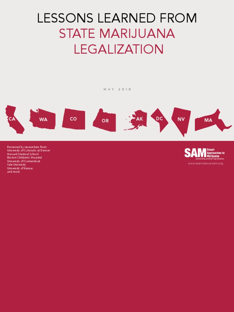 State Marijuana Legalization: Lessons Learned From | PDF | Cannabis ...