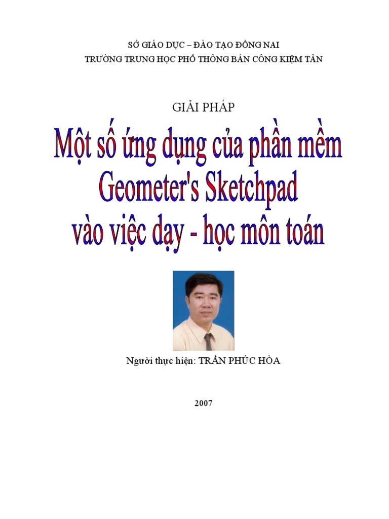 hướng dẫn sử dụng Geometer's Sketchpad | PDF