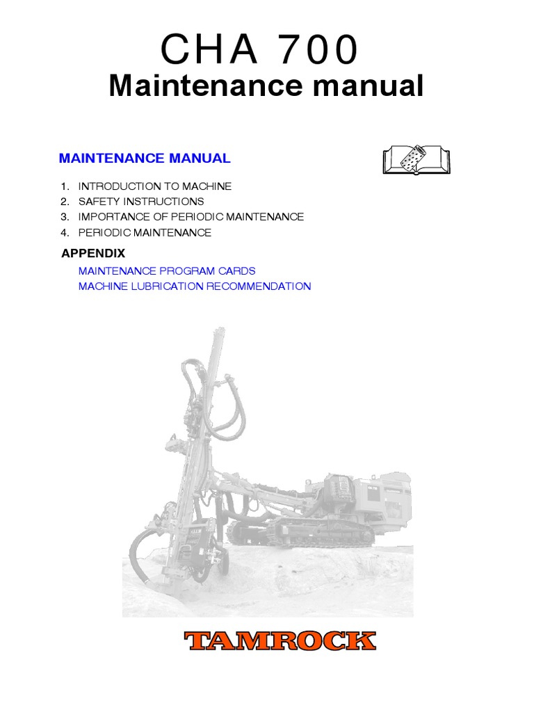 Tamrock Cha-700 | PDF