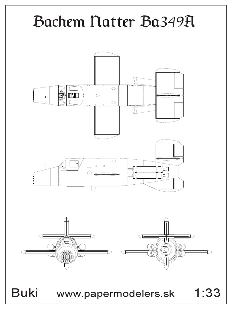 Bachem Natter BA349A assembly instructions | PDF