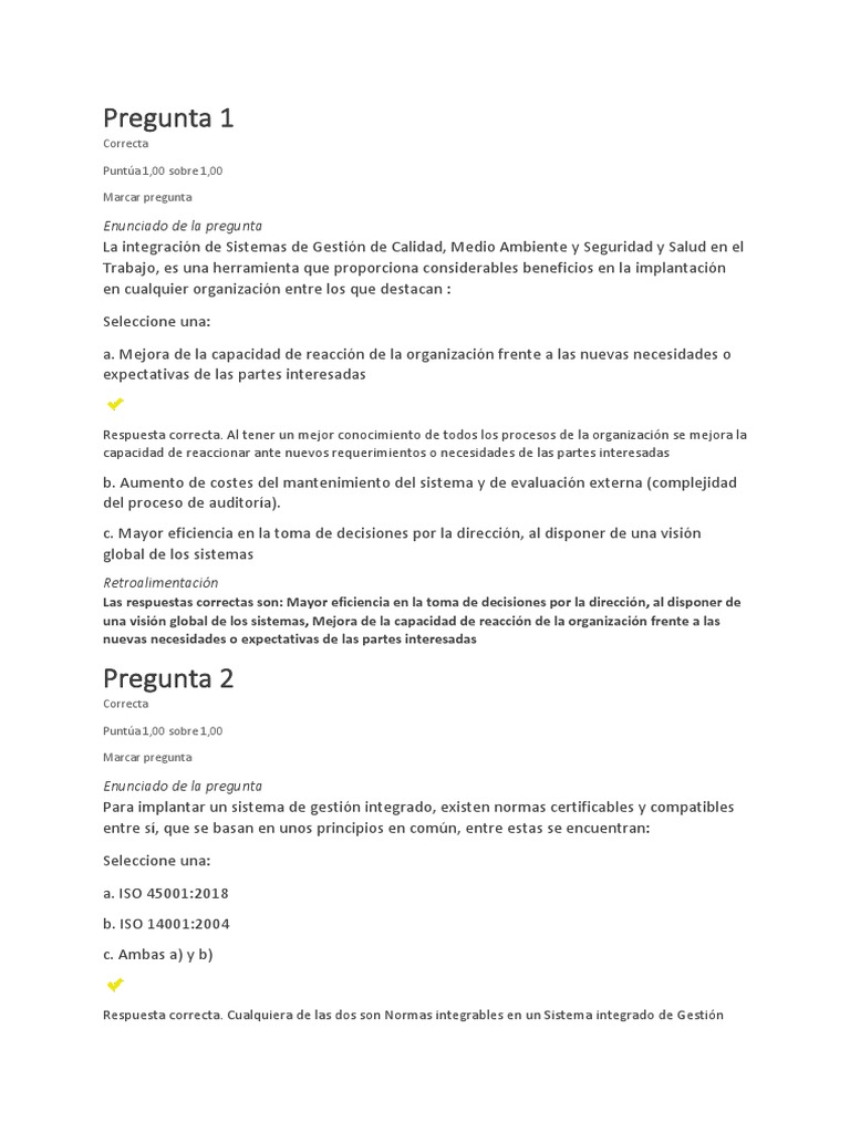 Unidad 1 Hseq Pdf Gestión De La Calidad Realimentación
