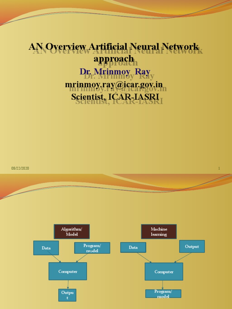 AN Overview Artificial Neural Network Approach AN Overview Artificial Neural Network Approach ...