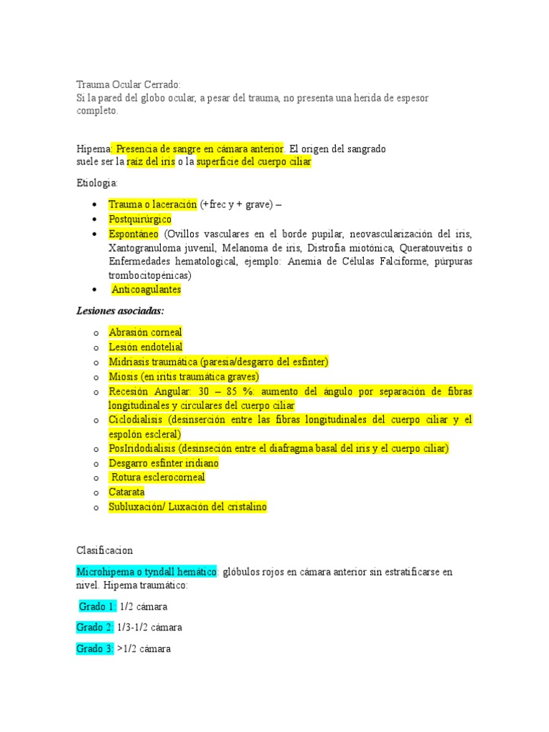 Hipema | PDF | Glaucoma | Ojo humano