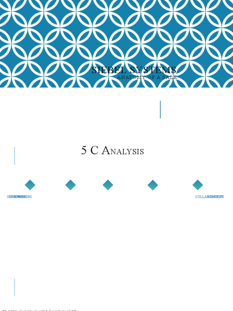 Siebel Systems: Anatomy of A Sale | PDF