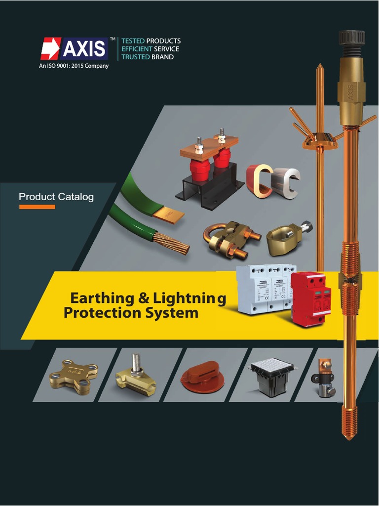 AXIS INDIA Earthing-and-Lightning-Protection-System | PDF | Screw | Steel