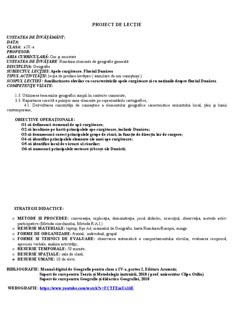 Proiect Titularizare | PDF