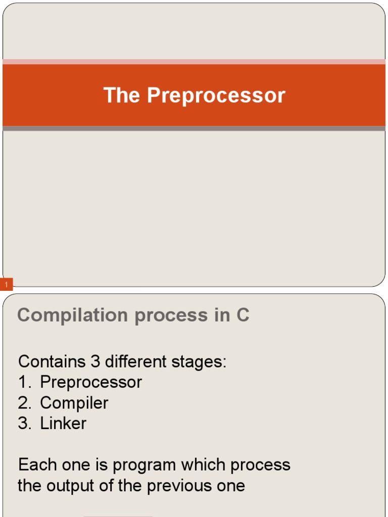 11 - The Preprocessor | PDF | Compiler | C (Programming Language)