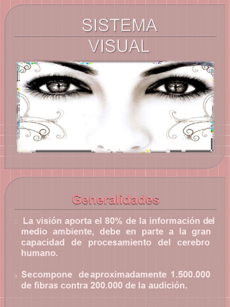 Análisis y Síntesis de Estímulos Visuales | PDF | Ojo humano ...