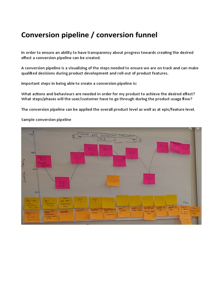 Conversion Pipeline / Conversion Funnel | PDF | Goal | Scrum (Software ...