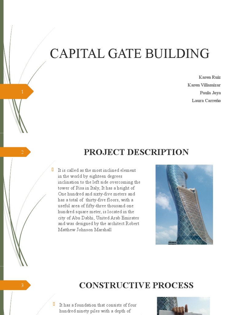 Capital Gate Building: Karen Ruiz Karen Villamizar Paula Joya Laura ...