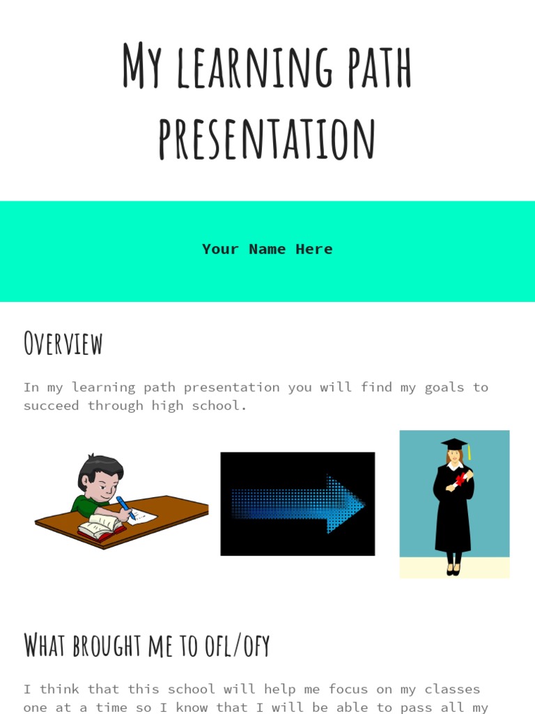 My Learning Path Presentation | PDF