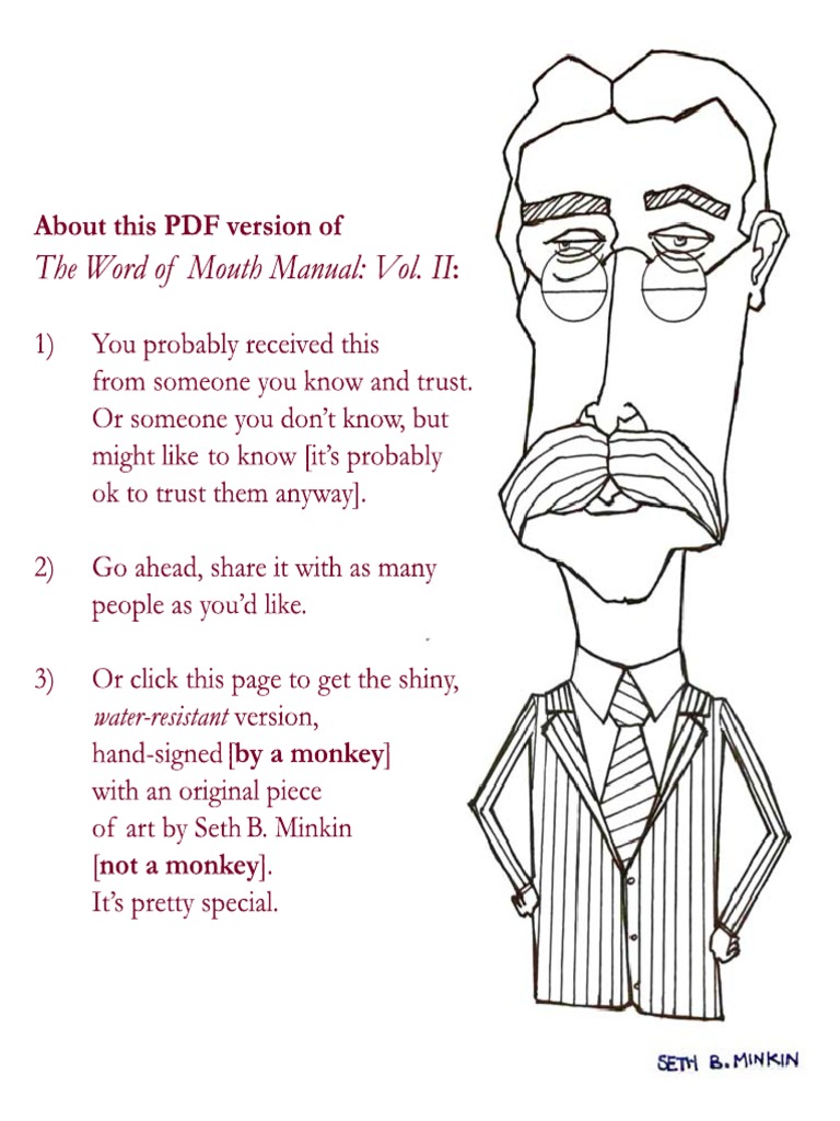 Balter, Dave (2008) - The Word of Mouth Manual. Volume II PDF | PDF ...