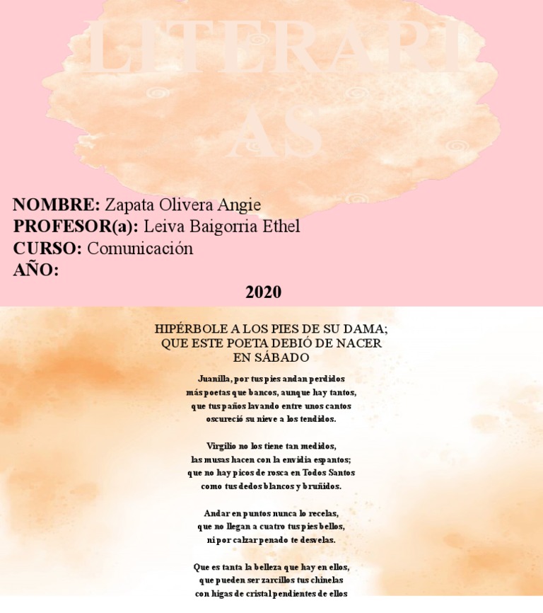 Poema Hipérbaton | PDF