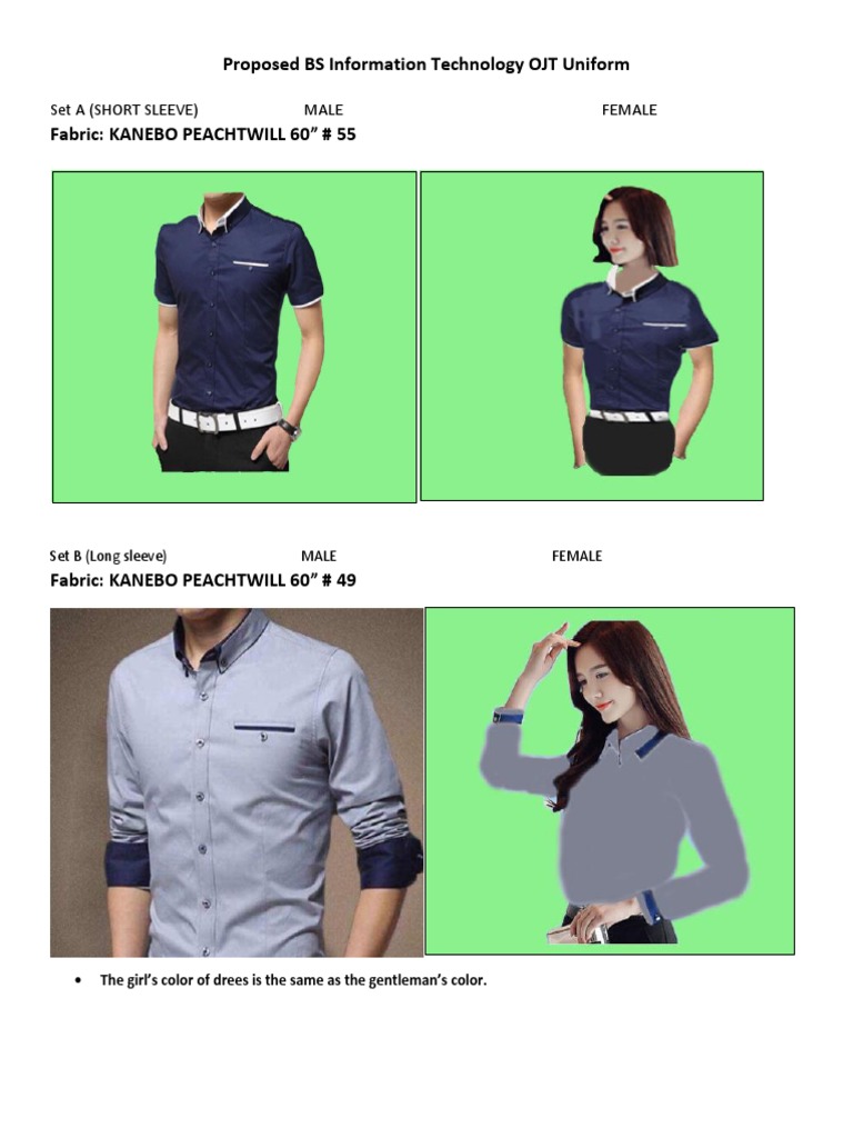 Proposed BS Information Technology OJT Uniform1 PDF | PDF