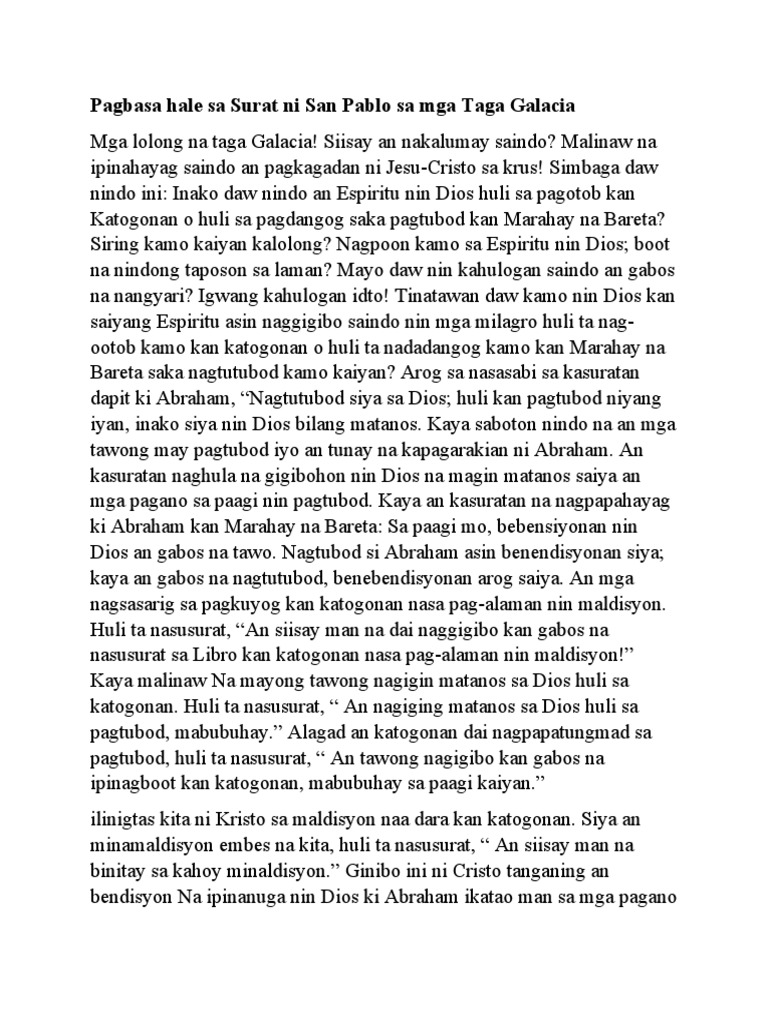 Bicol Readings | PDF