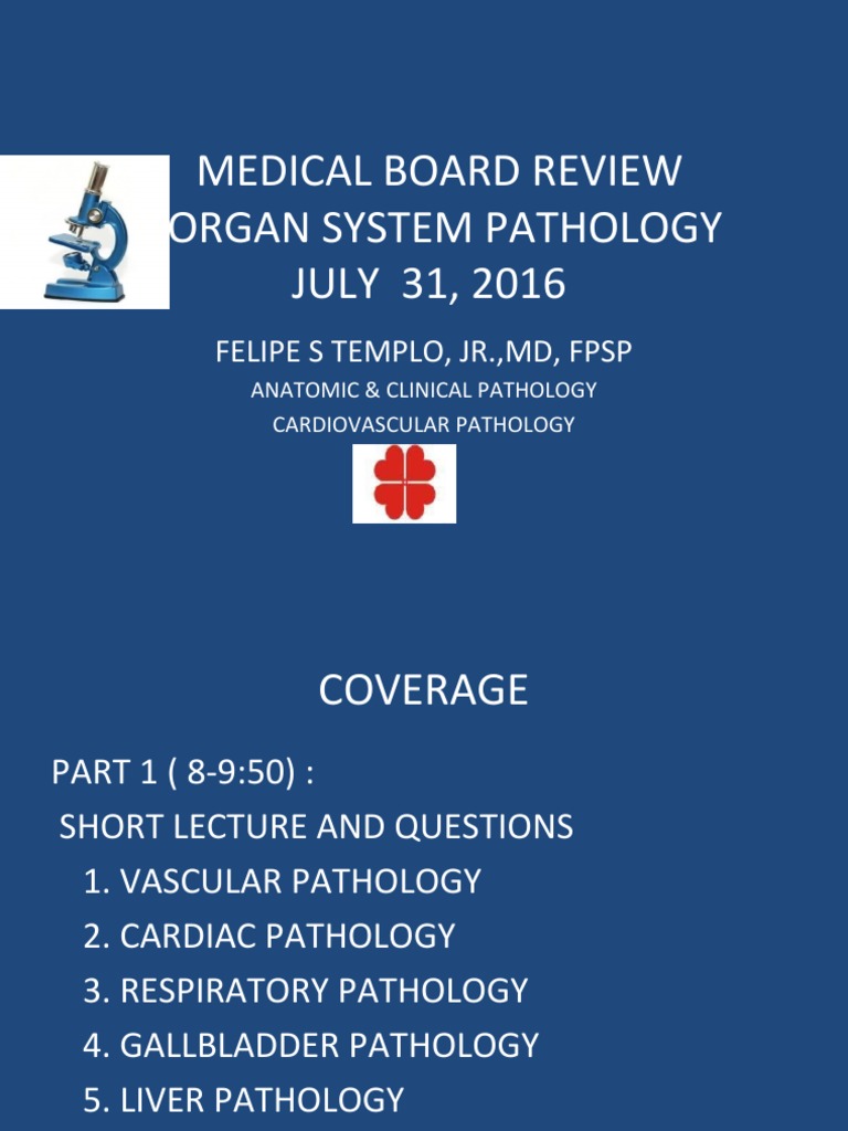 2016 UPH Pathology Review Templo | PDF | Respiratory Diseases | Hepatitis