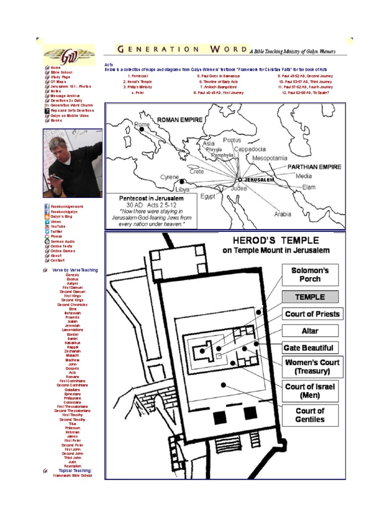 Generation Word Acts Maps | PDF | Paul The Apostle | Acts Of The Apostles
