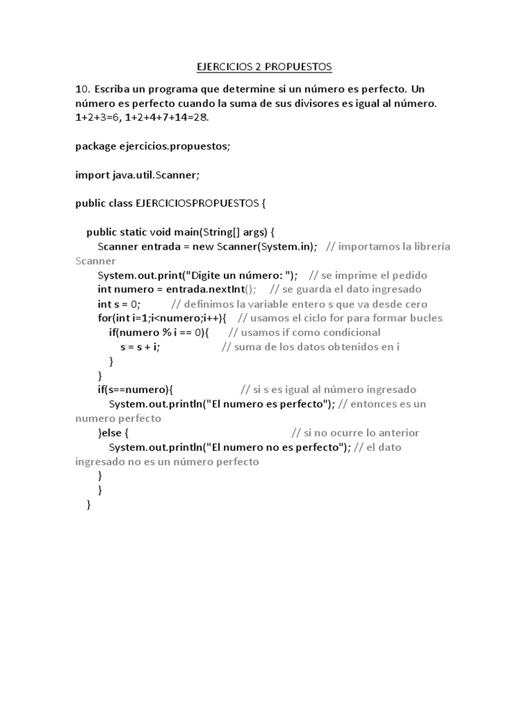 Ejercicios Propuesto Primer Trabajo de Ma713 PDF | PDF