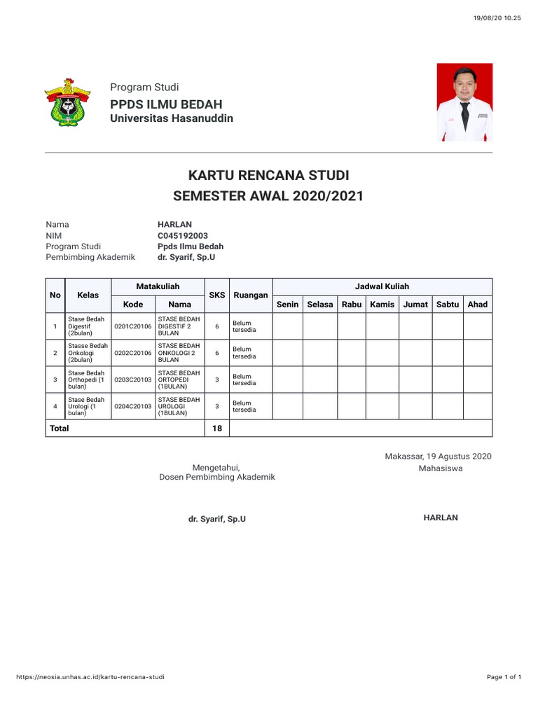 KRS Portal Akademik | PDF