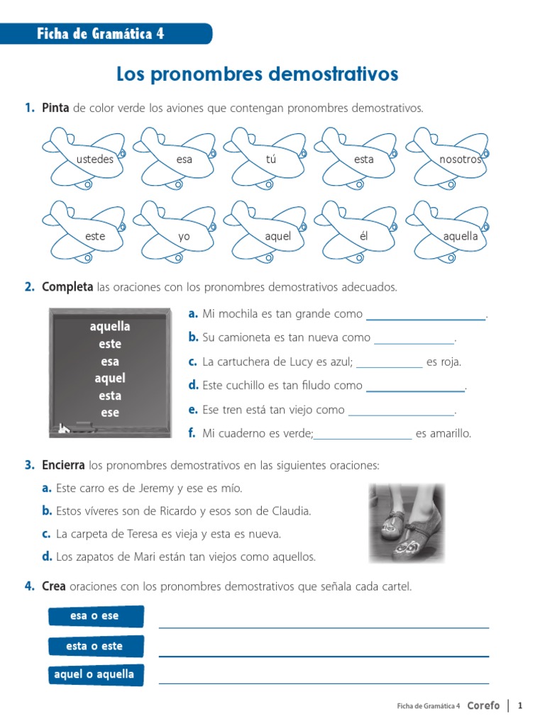 Pronombres Demostrativos Pronombres Personales Posesivos Demostrativos