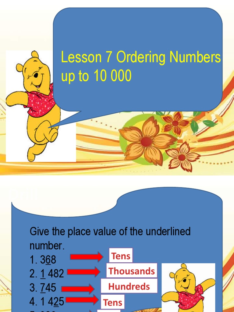 Ordering Numbers Up to 10,000 | PDF | Applied Psychology ...
