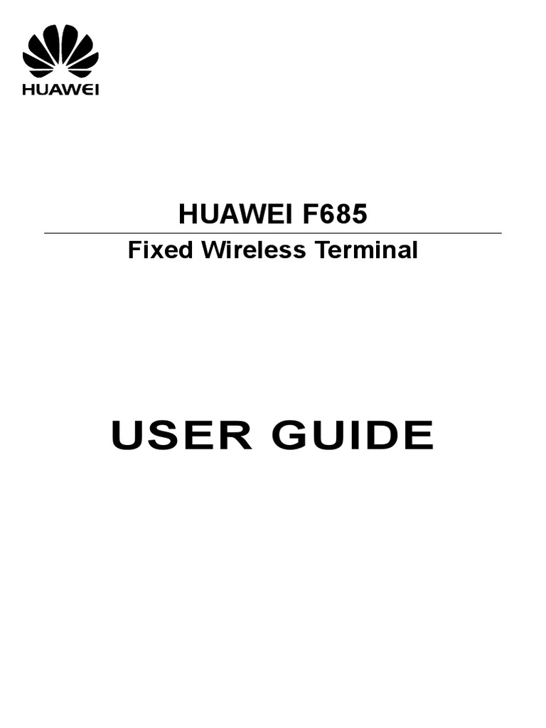 Huawei F685-ENG PDF | PDF | Battery Charger | Personal Identification ...