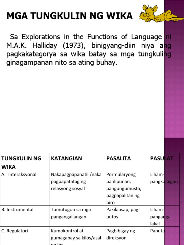 Tungkulin NG Wika | PDF