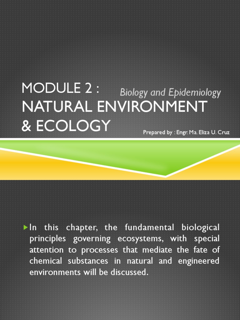 Module 2 - Natural Environment & Ecology | PDF | Biodiversity | Systems ...