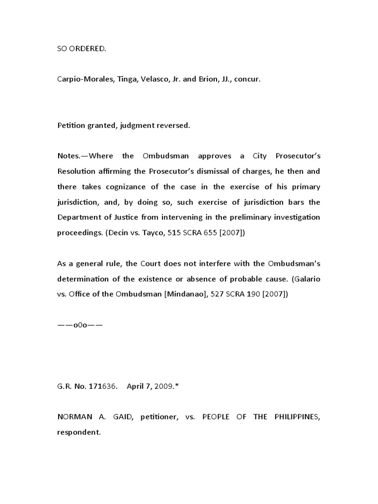 12 Gaid Vs People | PDF | Proximate Cause | Negligence