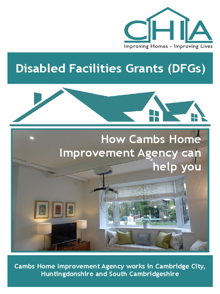 Disabled Facilities Grants (DFGS) : How Cambs Home Improvement Agency Can Help You | PDF ...