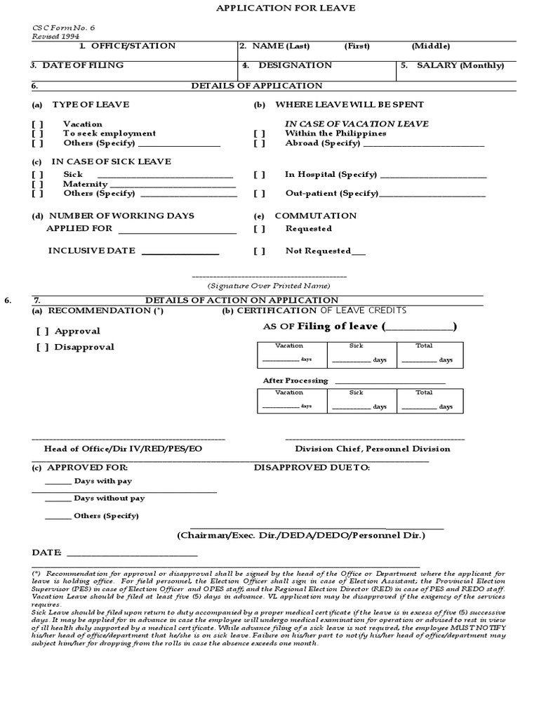 Filing of Leave ( - ) : Revised 1994 | PDF | Social Institutions ...