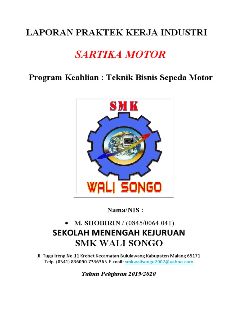 SMK-Sartika Motor Laporan PKI | PDF
