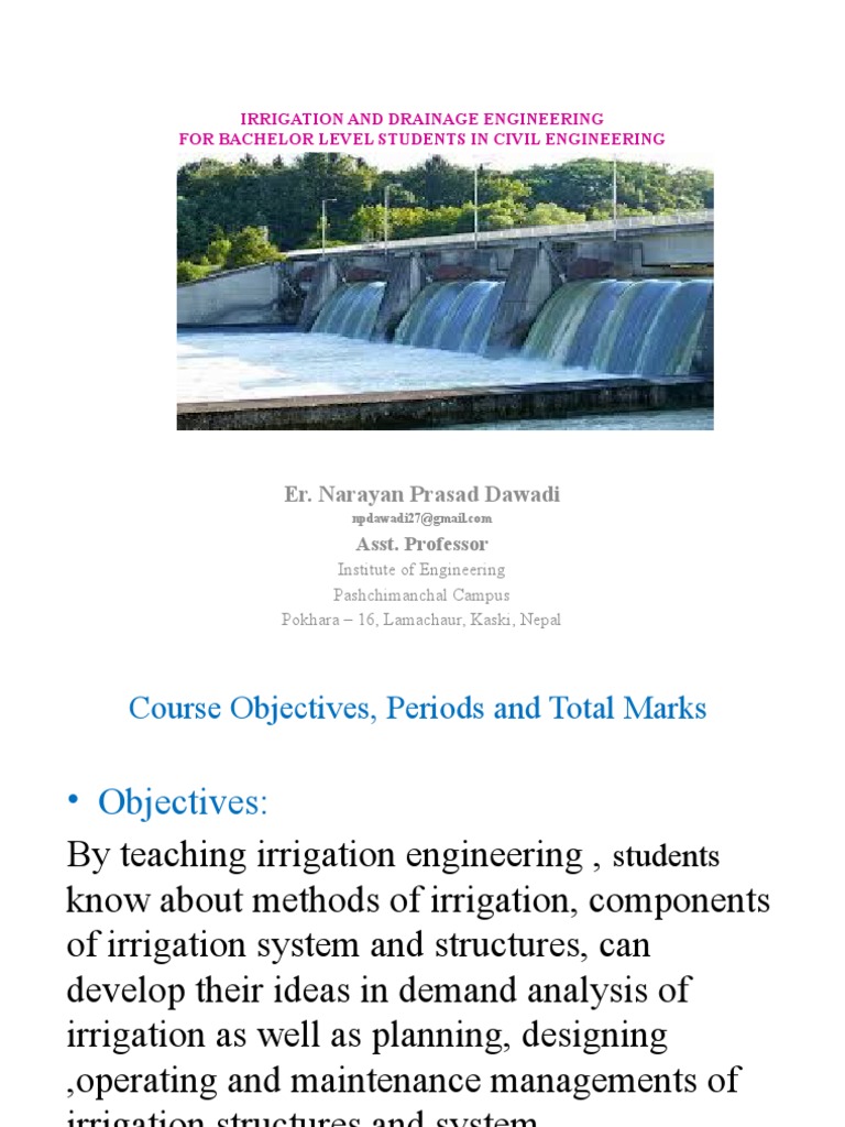 Irrigation Course | PDF