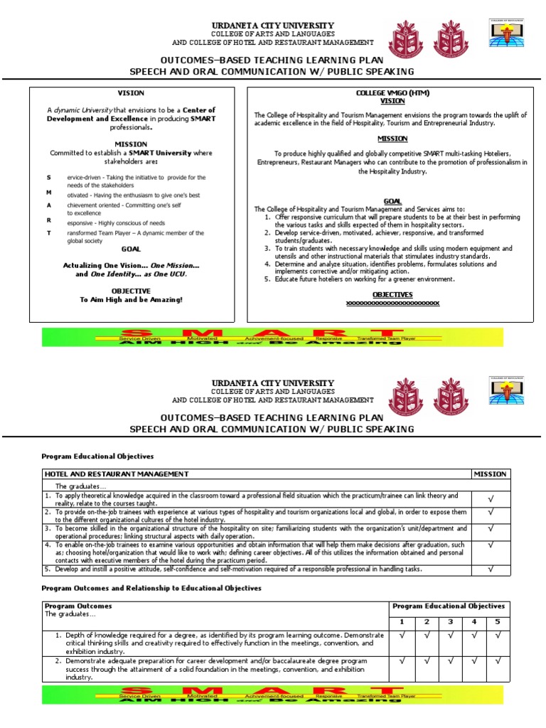 Speech and Oral Communication Course Syllabus | PDF | Stress ...