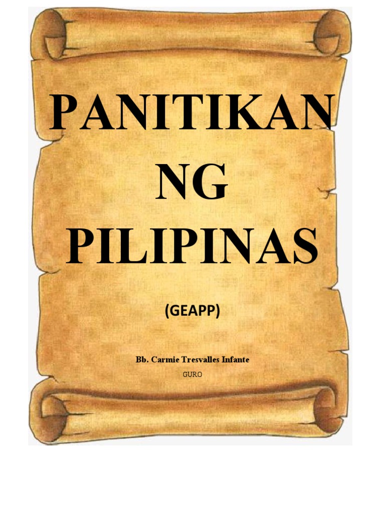 Panitikan Ng Pilipinas Panitikan Ng Pilipinas Studocu