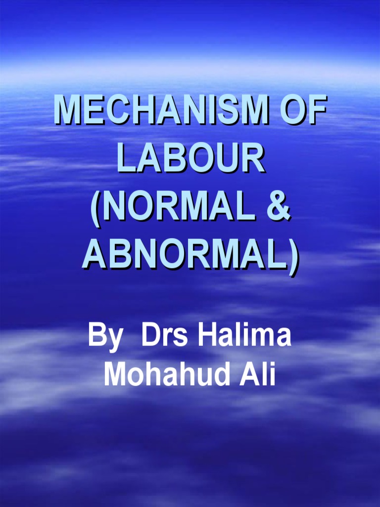 MECHANISM OF LABOUR (NORMAL and ABNORMAL) | PDF | Pelvis ...