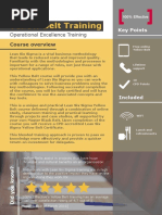 Lean Six Sigma Yellow Belt Project Examples | PDF | Six Sigma | Energy ...