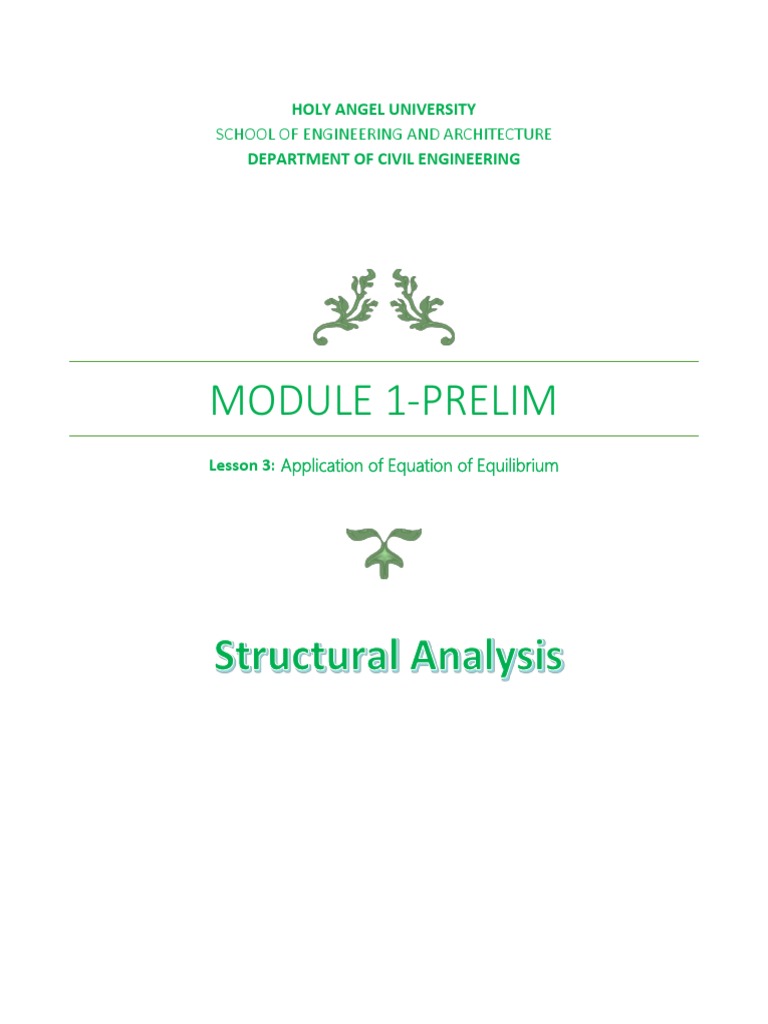 Equilibrium Equations in Structural Analysis | PDF | Structural ...