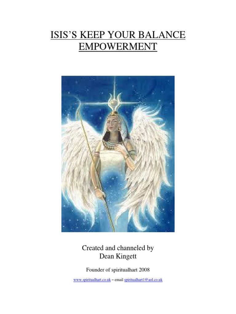 Isis Keep Your Balance Empowerment | PDF
