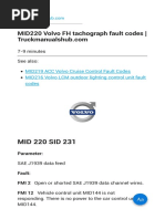 Volvo Heavy and Commercial Vehicle Fault Codes | PDF | Diesel Engine ...