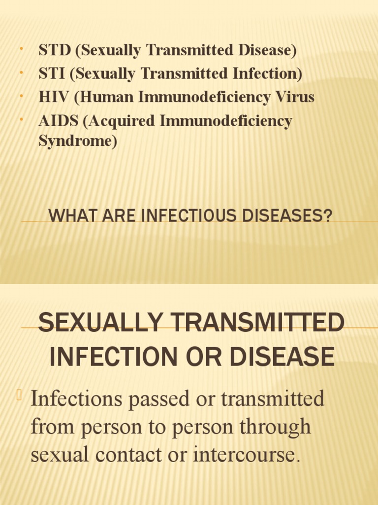 Understanding Infectious Diseases and STIs | PDF | Sexually Transmitted ...