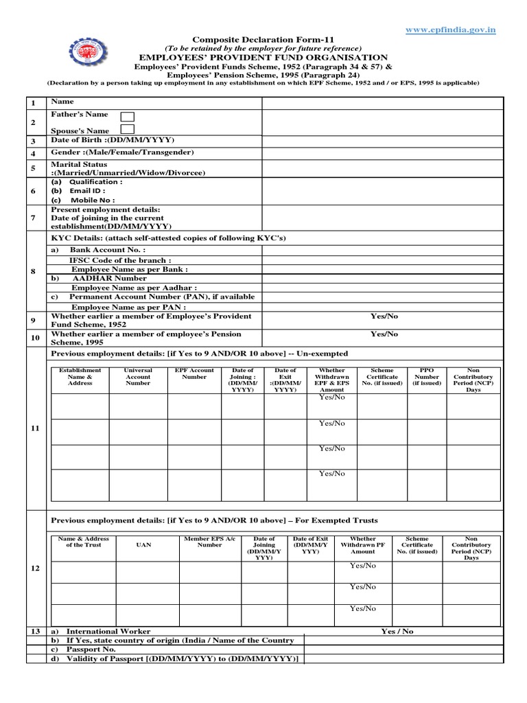 Statutory-Revised Form 11 | PDF | Government | Business