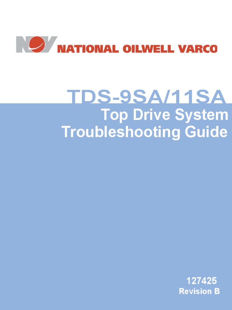 TDS-9SA/11SA: Top Drive System Troubleshooting Guide | PDF