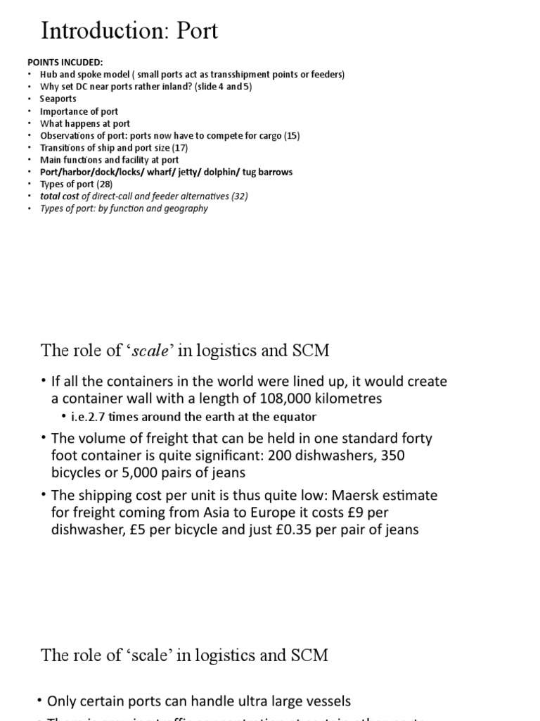 Introduction To Ports | PDF | Port | Containerization