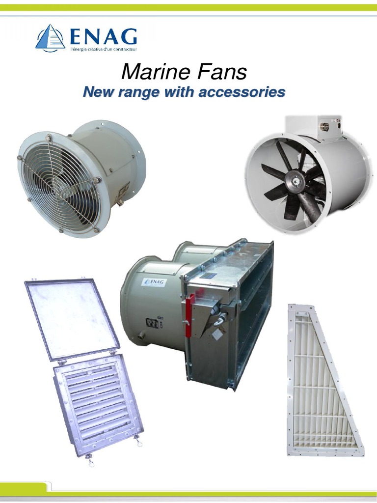 Marine Fans - New Range with Accessories | PDF | Electric Motor | Machines
