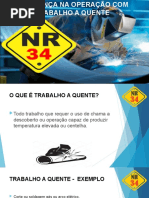 NR34 - Treinamento Trabalho A Quente - 2023 | PDF | Calor