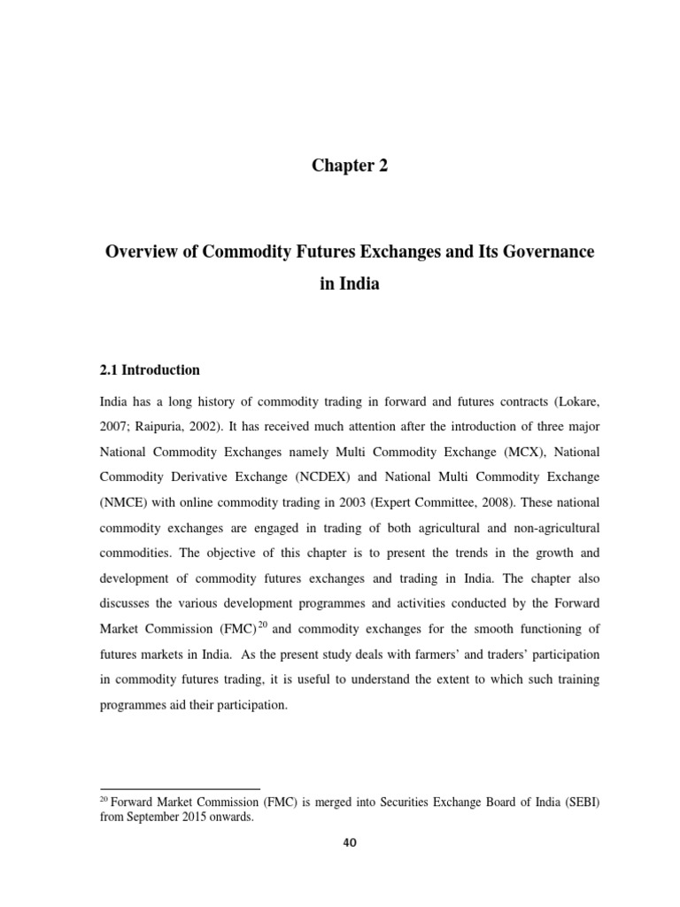 Chapter 2 | PDF | Commodity Markets | Futures Contract
