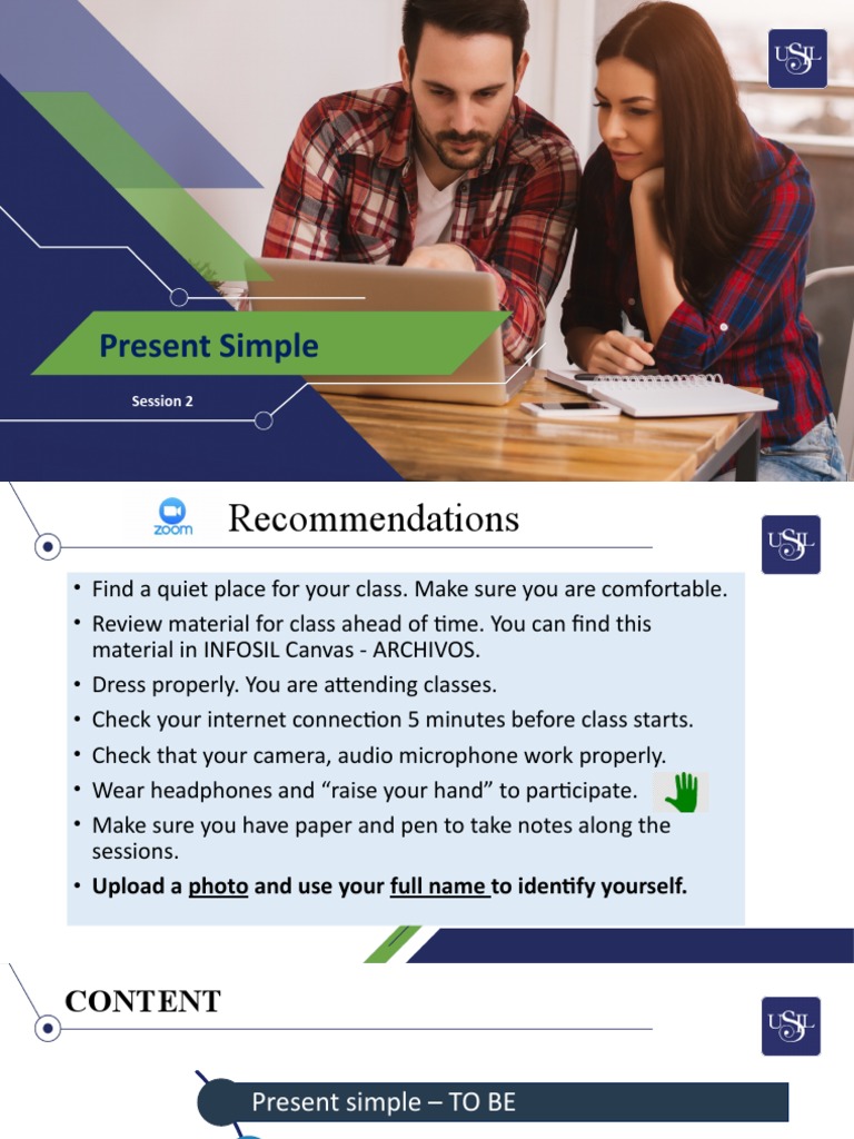 ECC-Session 2-Present Simple | PDF | Verb | Syntax