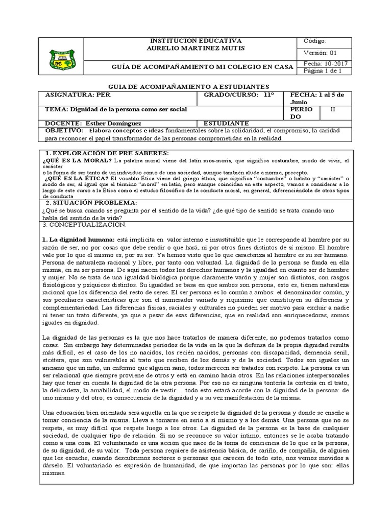 ¿QUÉ ES LA MORAL? La Palabra Moral Viene Del Latín Mos-Moris, Que ...